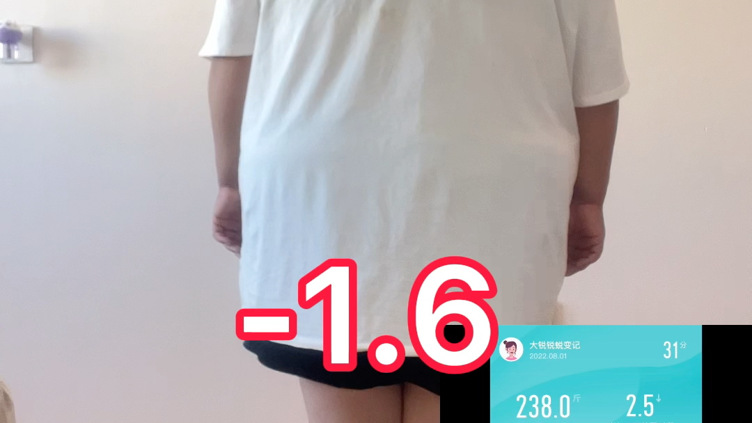 开启一年的减肥计划第八天