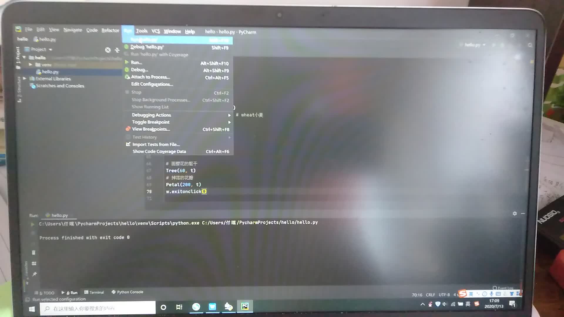 秒速五厘米～樱花下落的代码