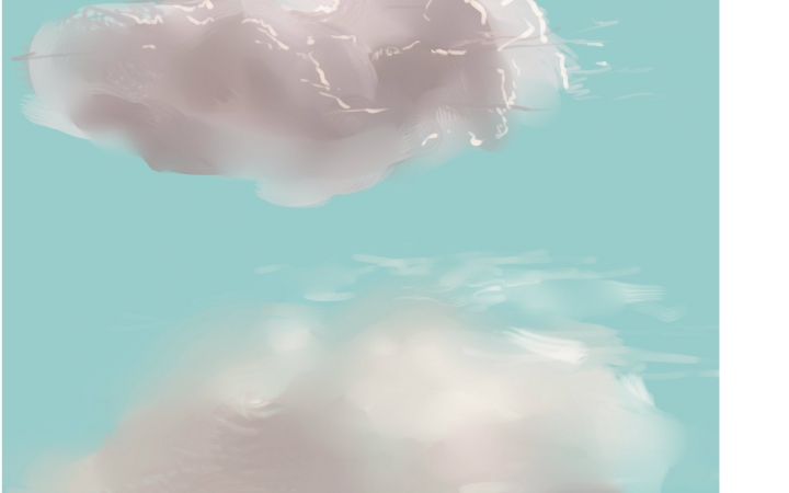 教你怎么简单粗暴的画云