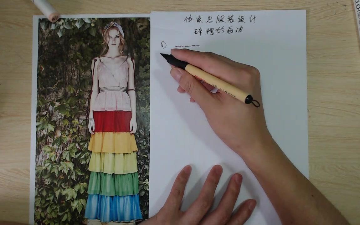 教你怎么一步步画好褶皱!服装设计手稿