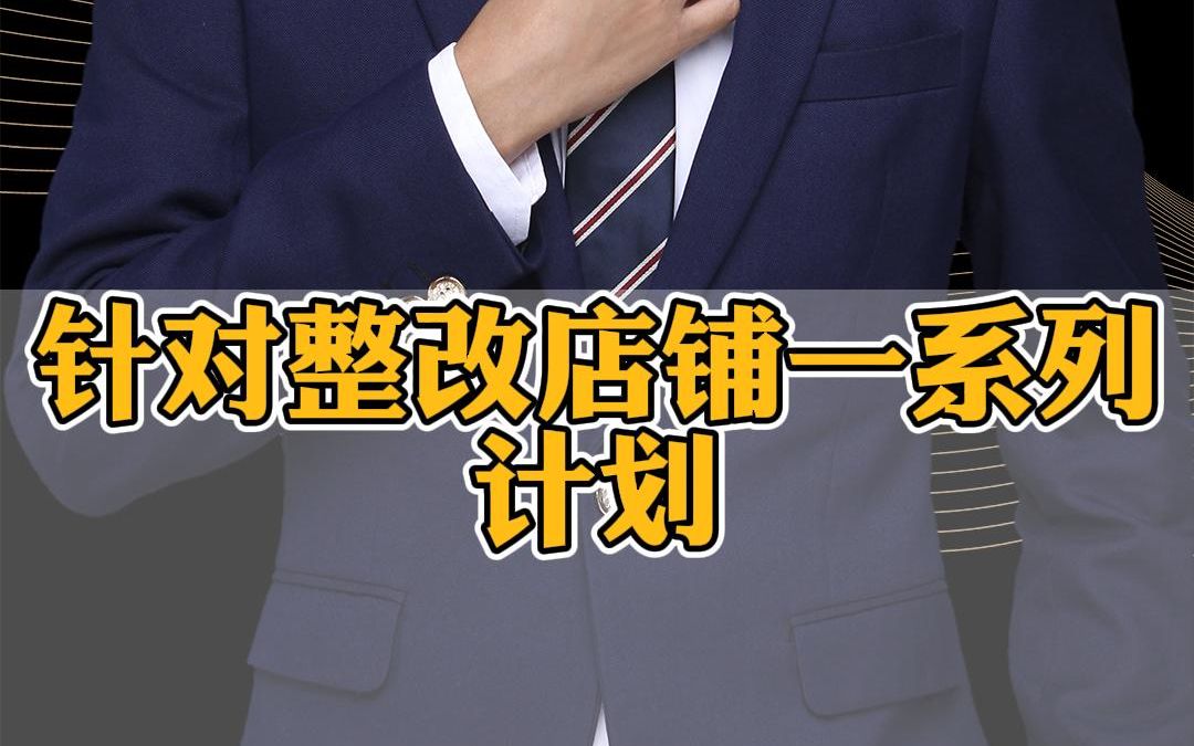 针对整改店铺一系列计划