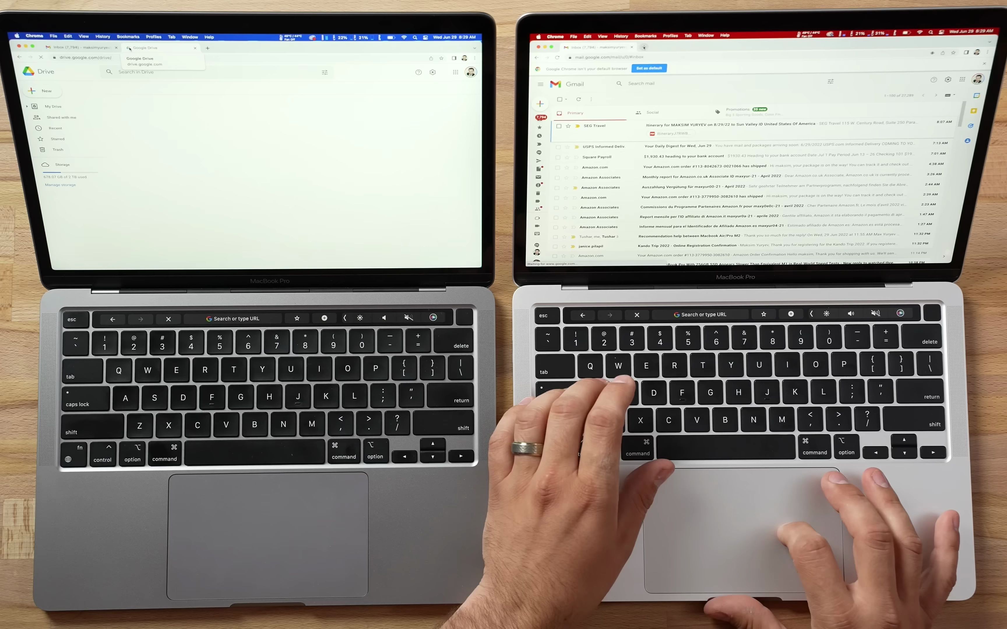 用 M2 MacBook Pro 实测数据对比, 得到这份新款 M2 MacBook Air ...