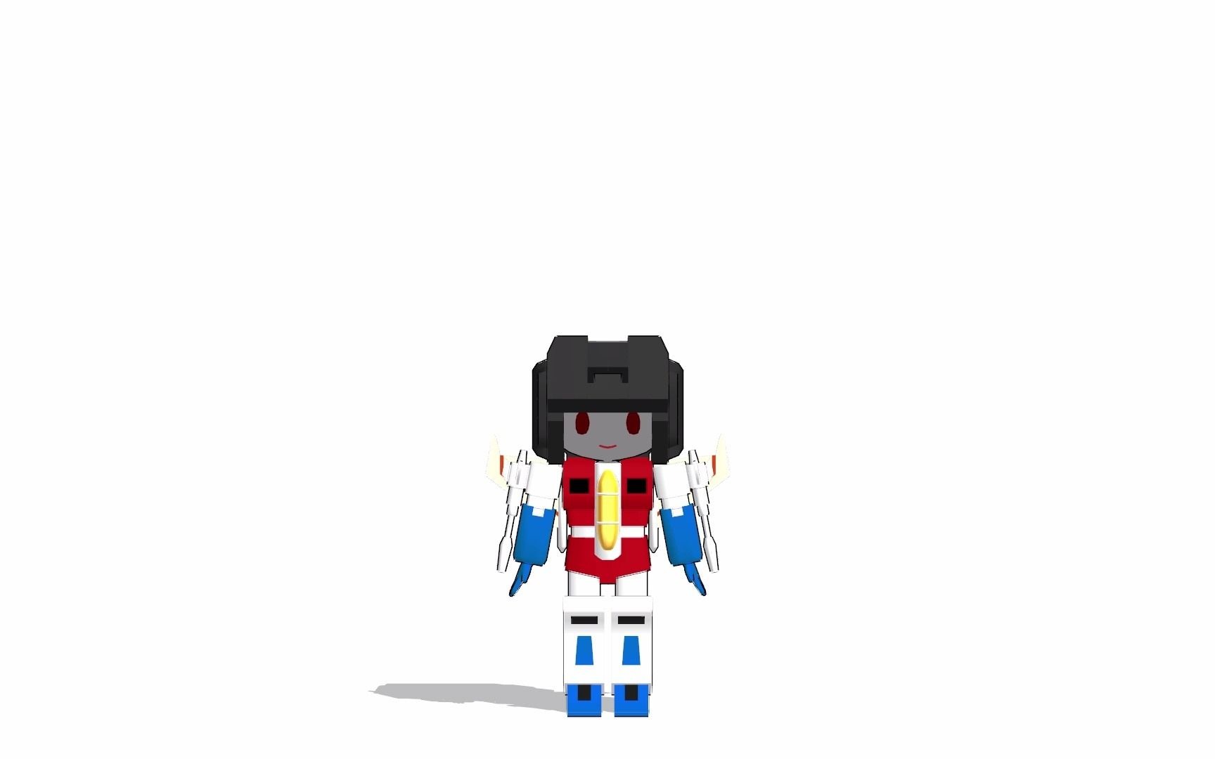 【MMD动作练习】 一个简单的星星跳 (1)