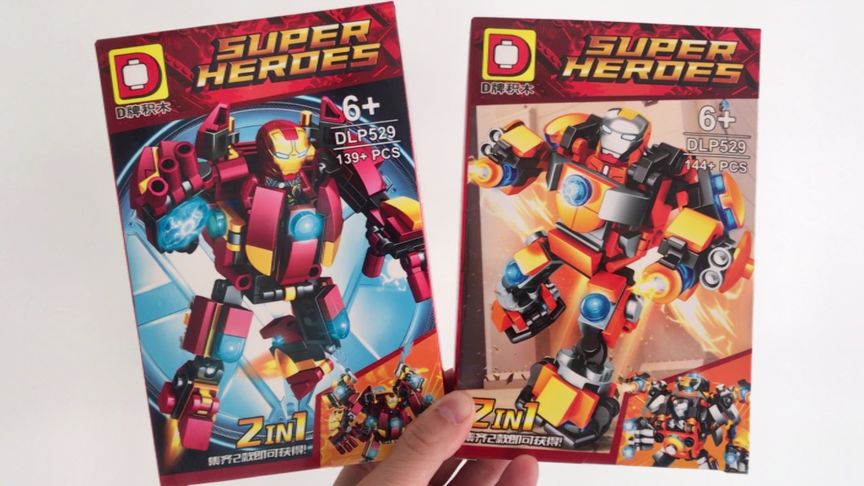 积木搭建,拼装乐高积木的变形金刚