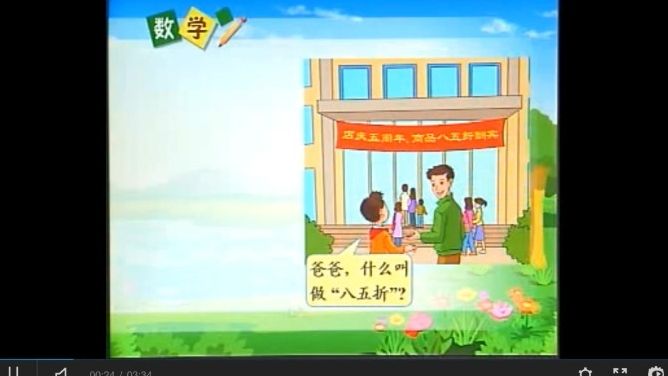 「学霸自学」暑假提前学——人教数六上——第五单元《4折扣》