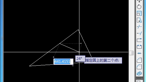今天的CAD小课堂教大家绘制三角形内切圆!