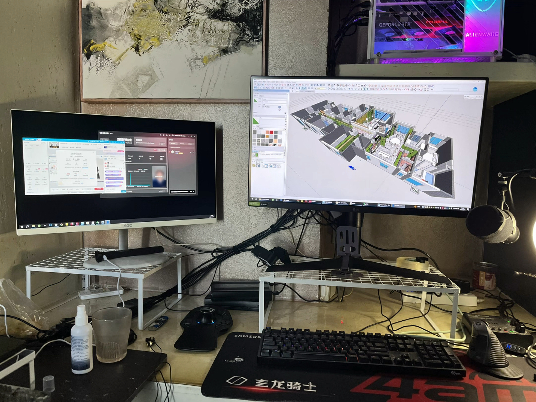 su2024可算升级了,模型一点也不卡,但坐在电脑前想方案的我却卡了