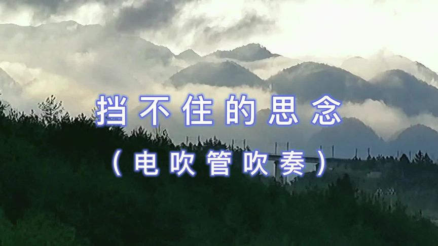 挡不住的思念(电吹管吹奏)