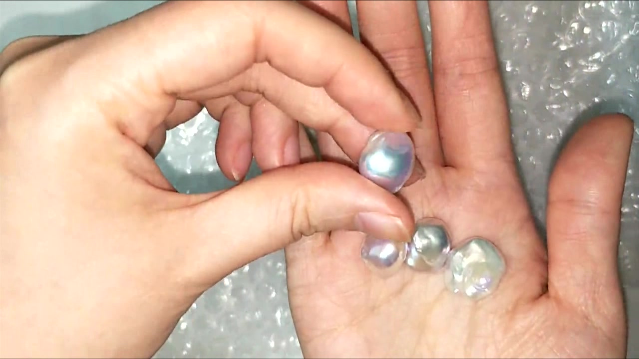 【开箱】某宝直播的珍珠开箱,光真的是非常美
