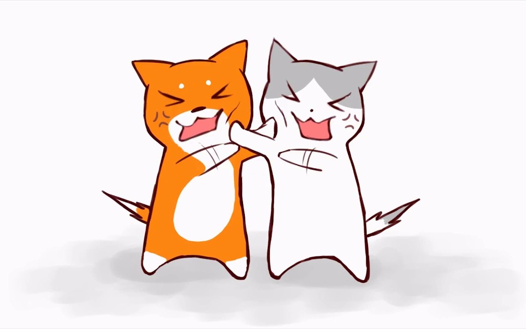 【动画短片】你们两个不要打架.