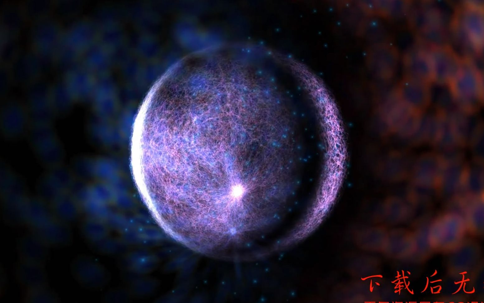 s22 2K画质三维粒子球体动画视频素材ae模板 会声会影 视频背景 led...