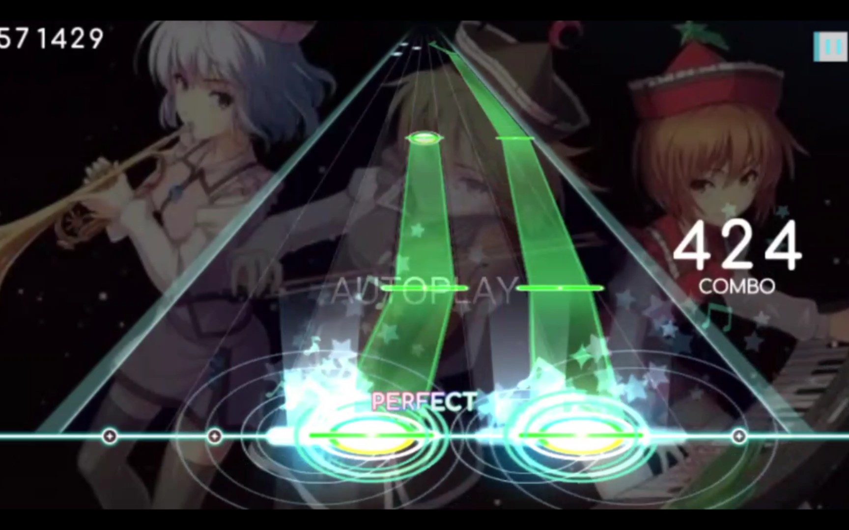 【邦邦自制谱】幽霊楽団 (和骚灵三姐妹一起合奏~)_音游热门视频