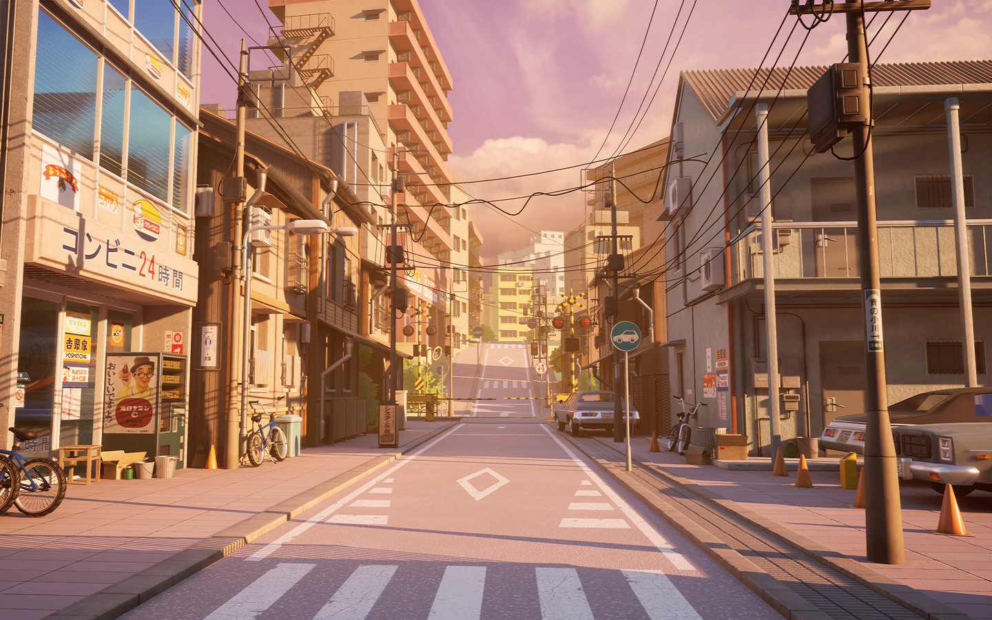 【3DMAX动漫场景】你的名字电影级场景建模,街景3DMAX一比一...