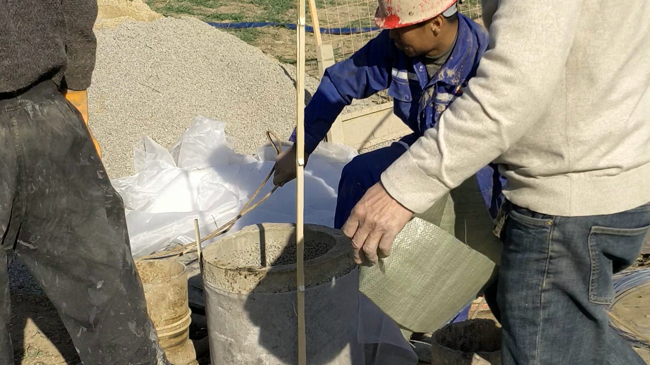 管井降水,下井管