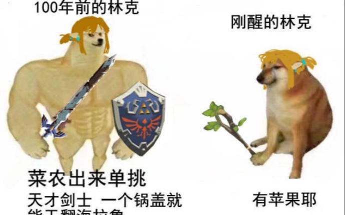 【塞尔达传说旷野之息】古代兵器真帅啊