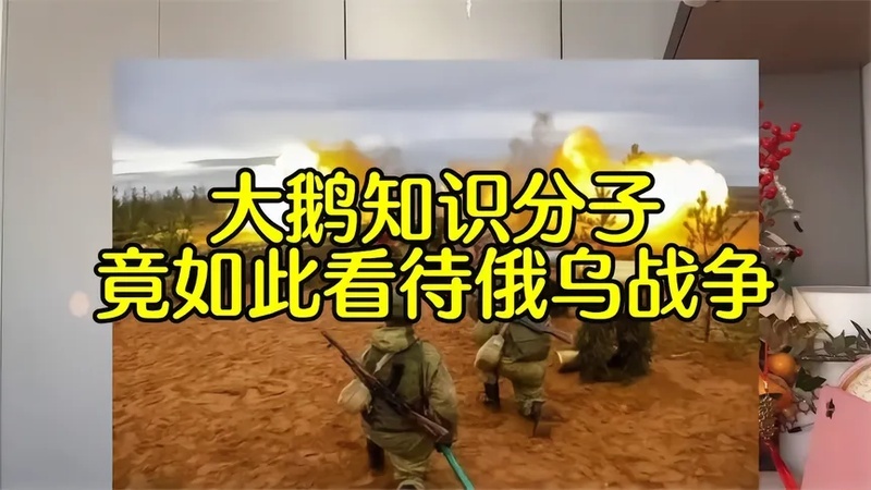大鹅知识分子竟如此看待俄乌战争