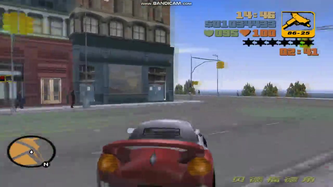 GTA3 迅雷任务过关视频:水路逃跑方式