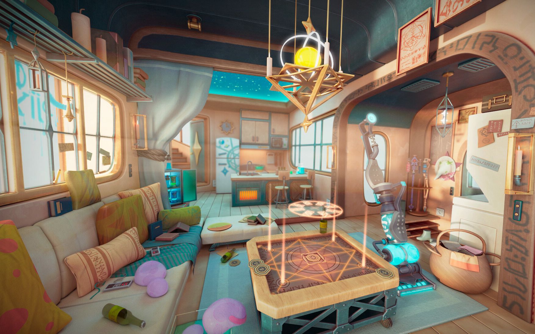 漫画系列3D模型场景基础教学。