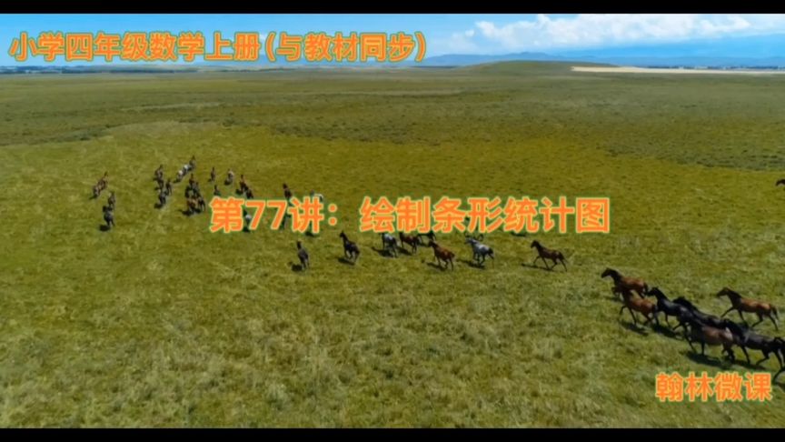 第77讲:绘制条形统计图(人教版 小学四年级数学上册)