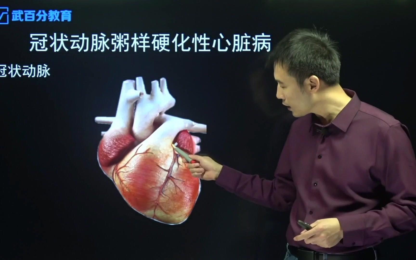 【乡村全科执业助理医师】冠状动脉粥样硬化性心脏病-武百分教育