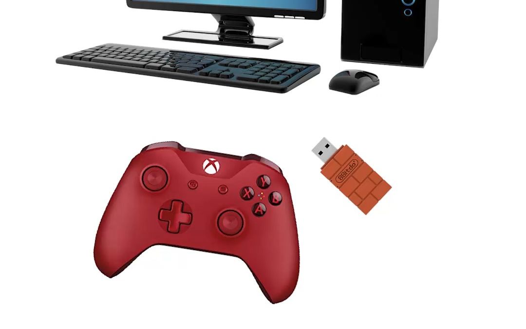 Xbox One S蓝牙手柄,Xbox Series手柄连Win10的步骤(八位堂USB无线...
