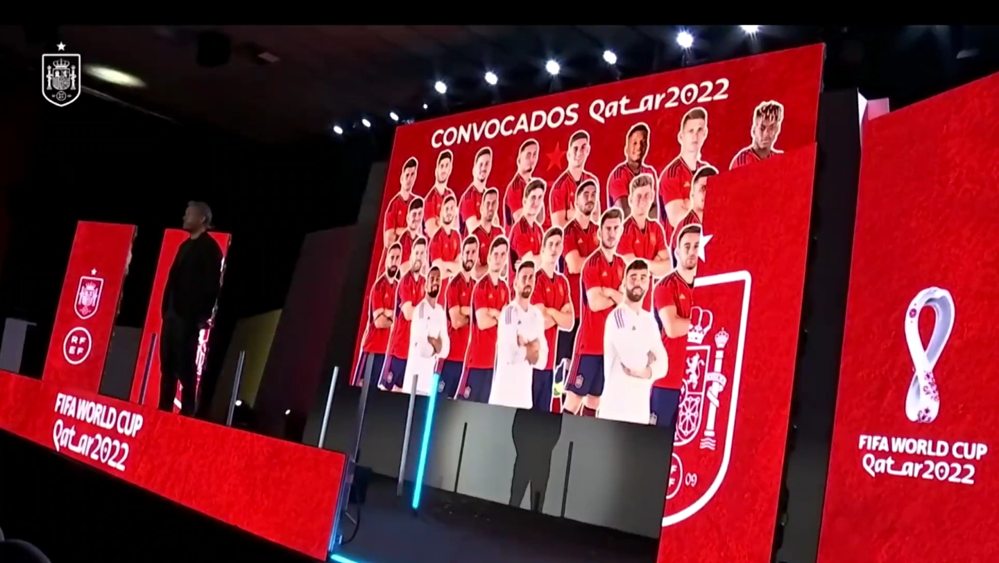2022年卡塔尔世界杯西班牙参赛人名单-热身赛备战