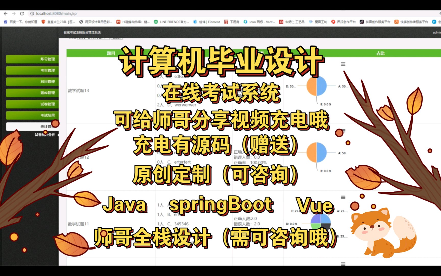 计算机毕业设计——基于SpringBoot的在线考试系统—Java语言编程,...