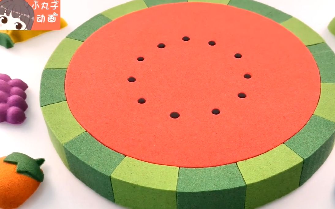 太空土制作西瓜 水果模型来袭