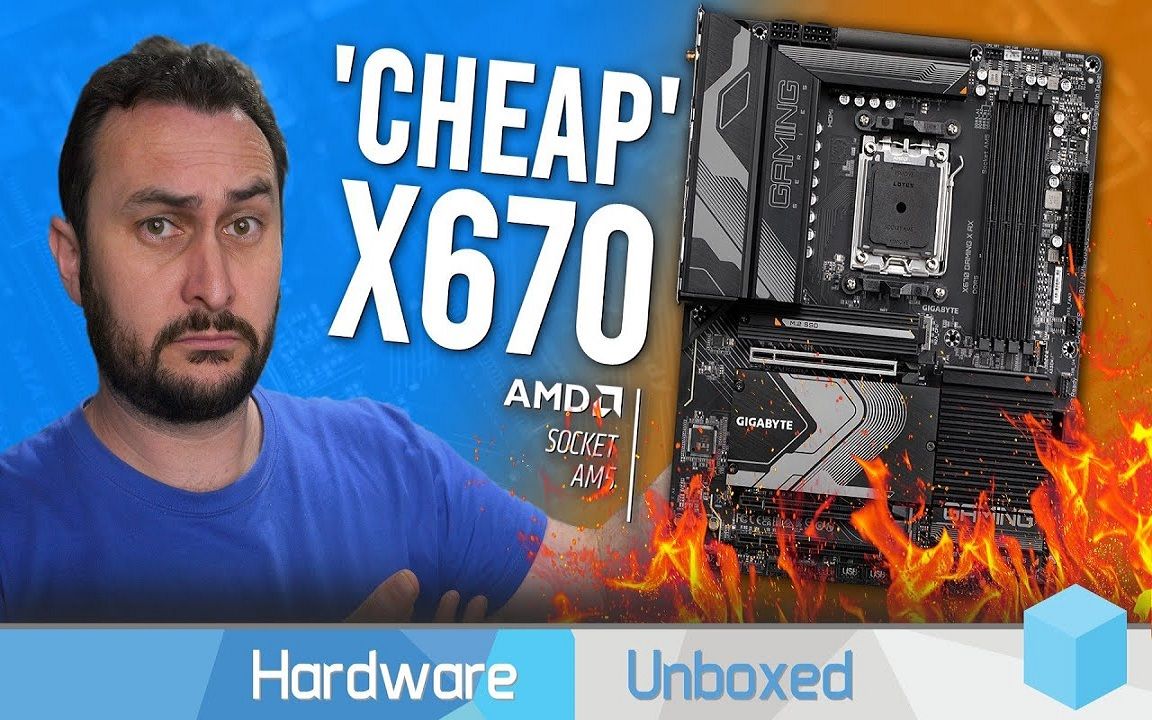 一些AM5主板会导致游戏性能降低10%, 最便宜的AMD X670主板与...