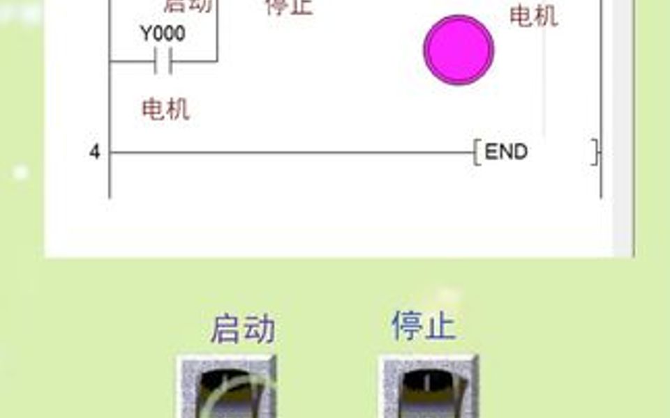 三菱plc自锁程序的模拟仿真方法