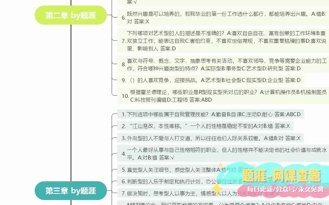 大学生职业生涯规划与就业指导 #知到 #智慧树答案 #网课答案 #大学...