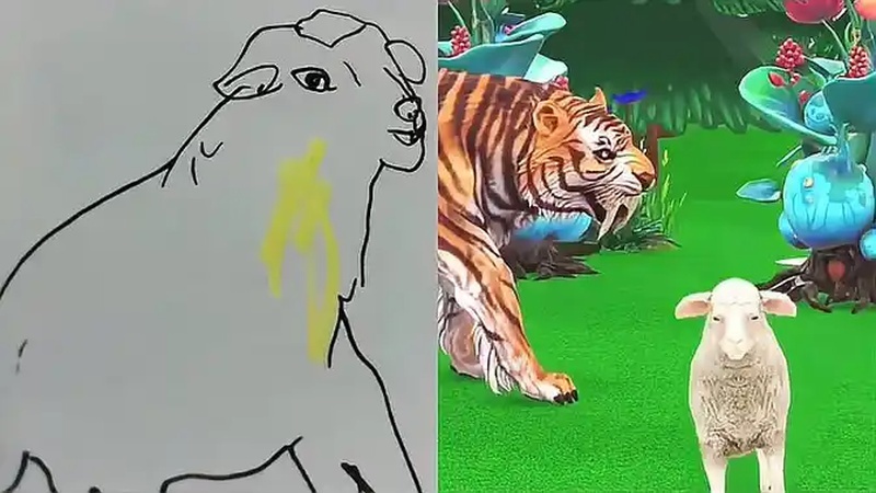 简笔画:我要进天使之门