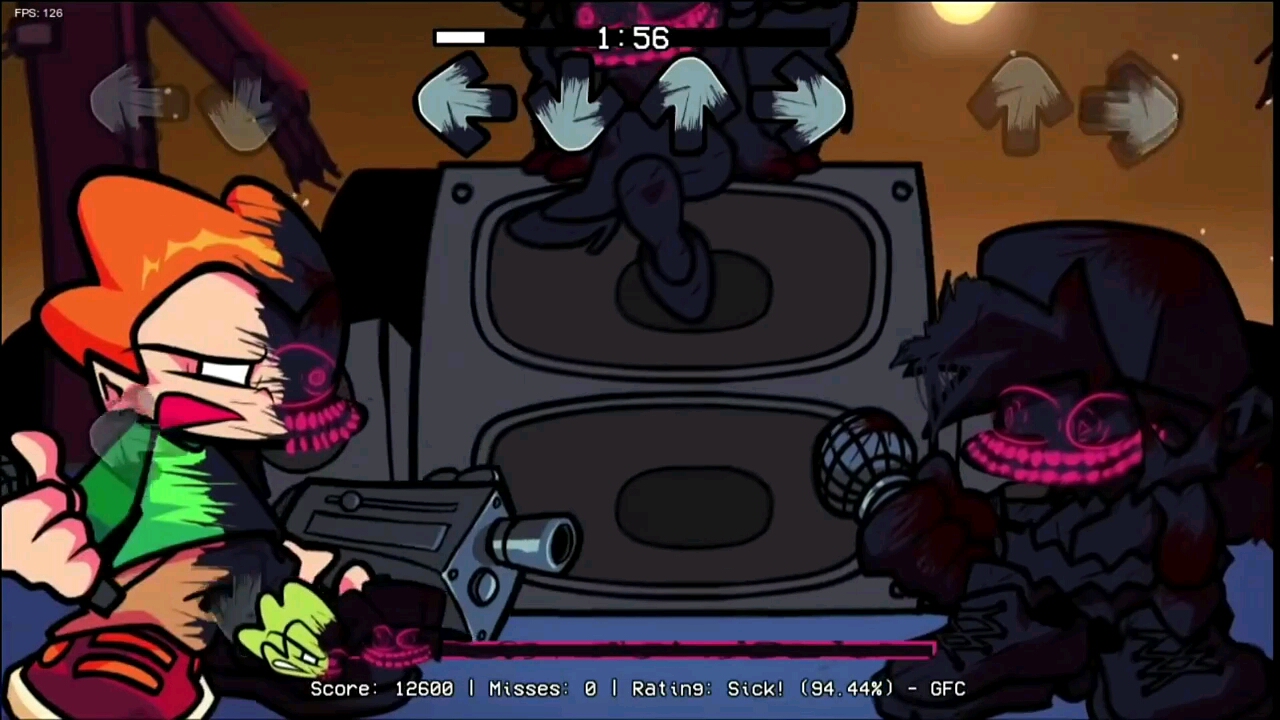 FNF较优质腐化模组 黑暗碰撞 demo试玩 vs pico全程流通关