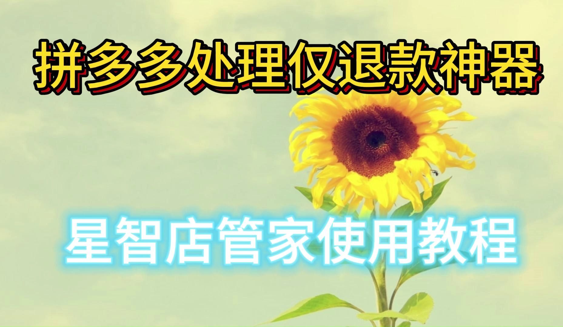 多多商家必备-星智店管家-自动化申诉仅退款-全店解析-快捷搬家