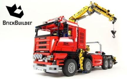 【乐高科技】8258卡车起重机(电动哦)