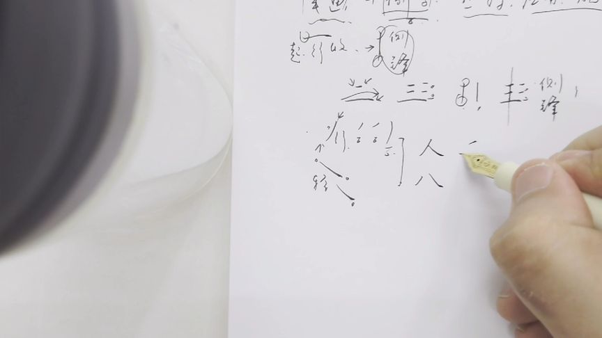 硬笔书法楷书教学大纲,新手这样练字,思路很清晰