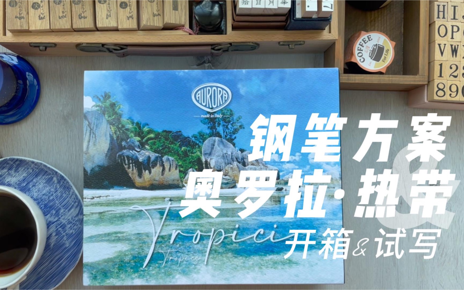 墨上桑。EP24 | 钢笔方案 | Aurora Tropics 奥罗拉·热带开箱试写。