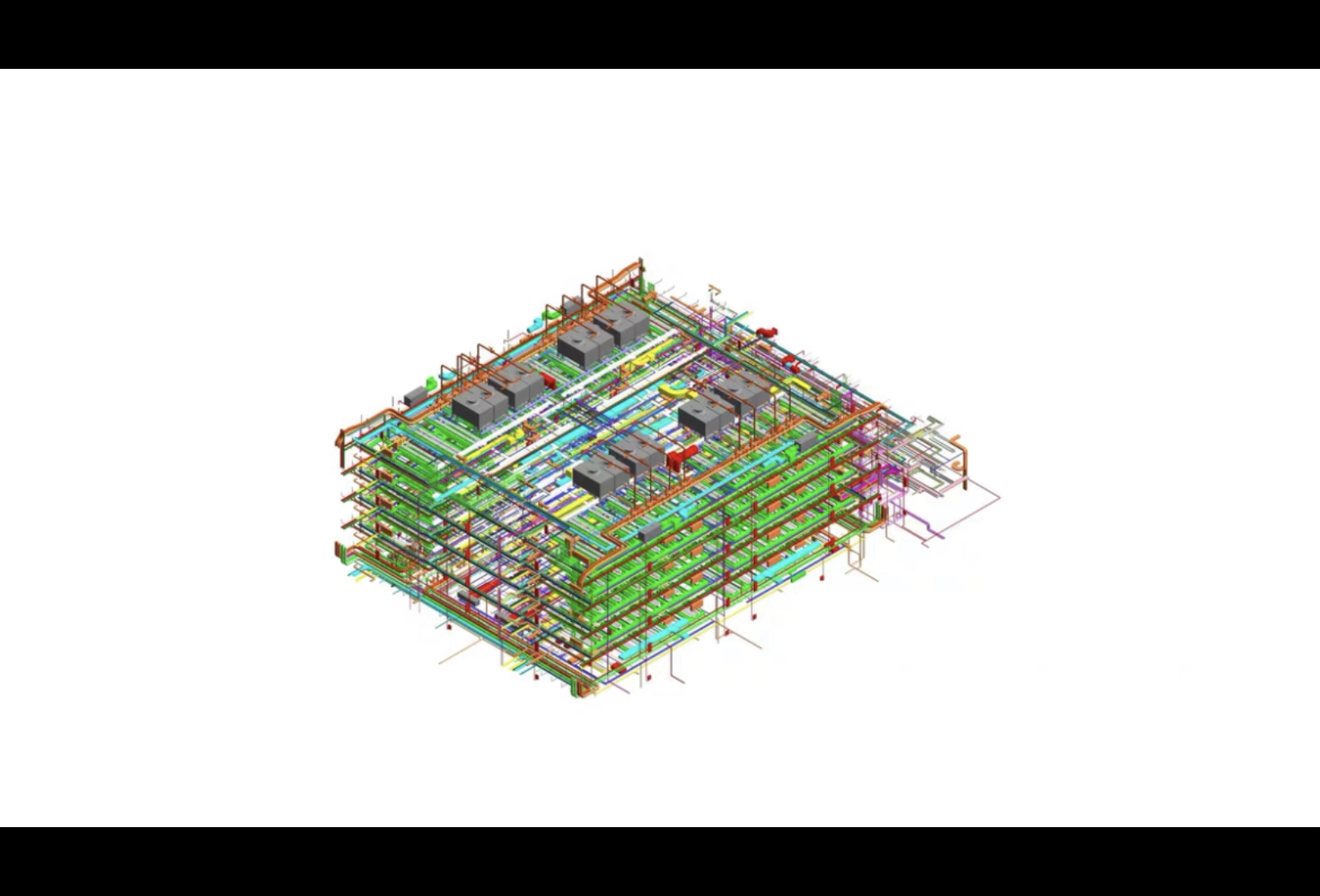 Bim报奖,Bim机电管综建模调整(含报奖PPT),fuzor漫游