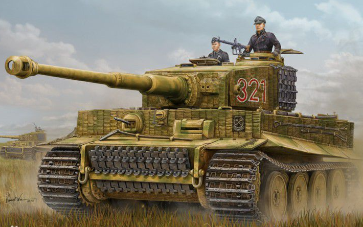 【军模】虎式重型坦克拼装过程 #2