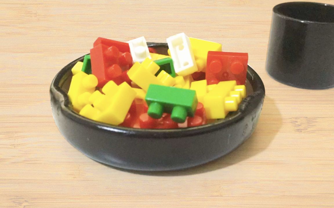 【丁格镇】定格动画:乐高积木炒饭