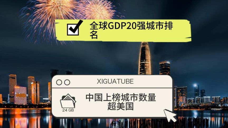 全球GDP20强城市,上海超巴黎伦敦,莫斯科不敌首尔,苏州上榜