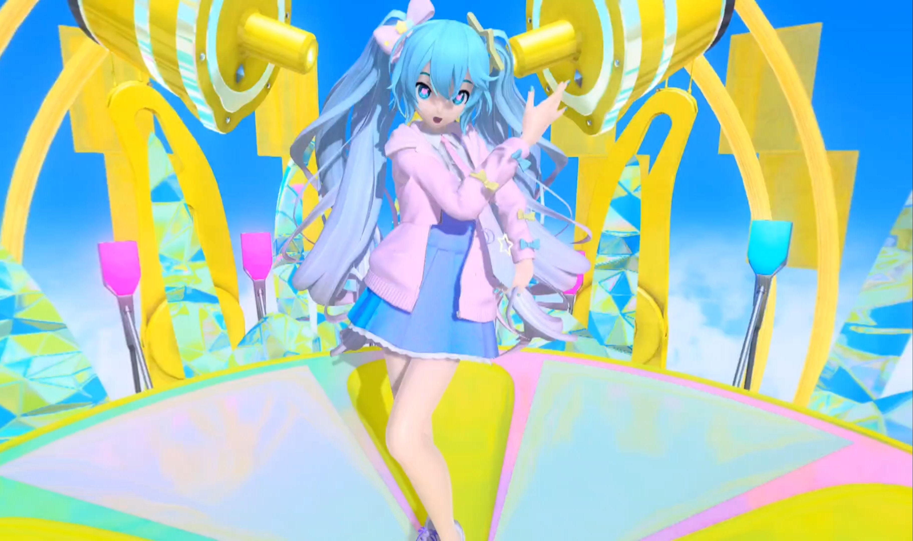 (眼冒爱心)STEAM版初音未来歌姬计划 VR化MOD 1.1版本测试【视频...