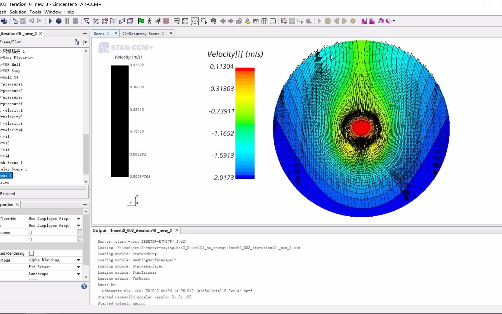 starccm-后处理-速度矢量标量混合图制作