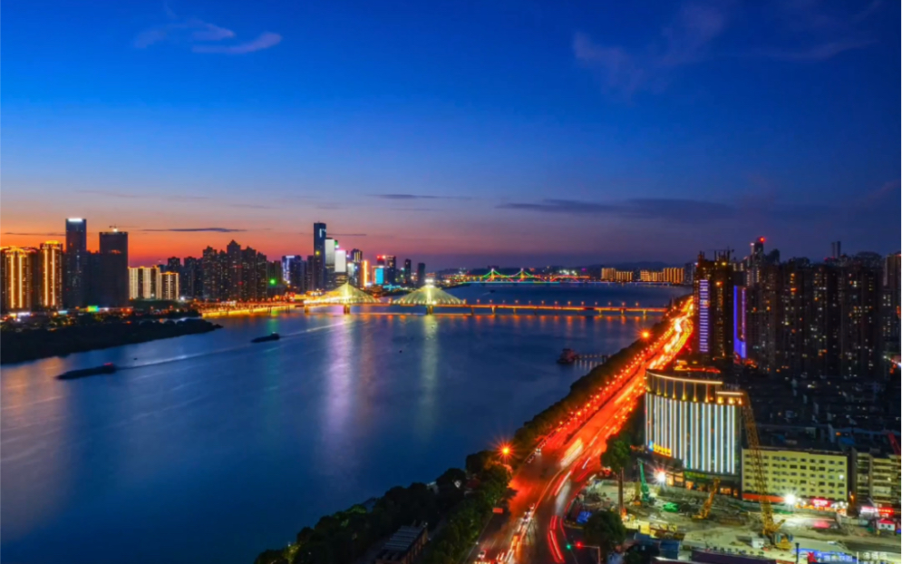 城视-长沙-日转夜延时