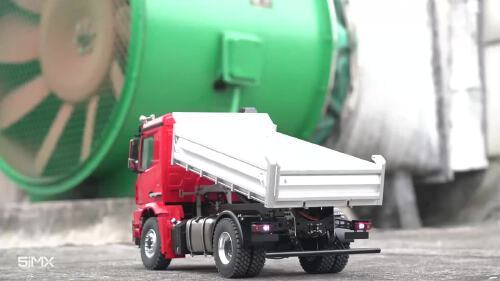 卡勃利特3362液压自卸卡车模型场地试车真实的液压自卸货斗金属...