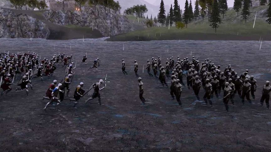 史诗战争模拟器:罗马战士接到命令追逐消灭僵尸残余部队