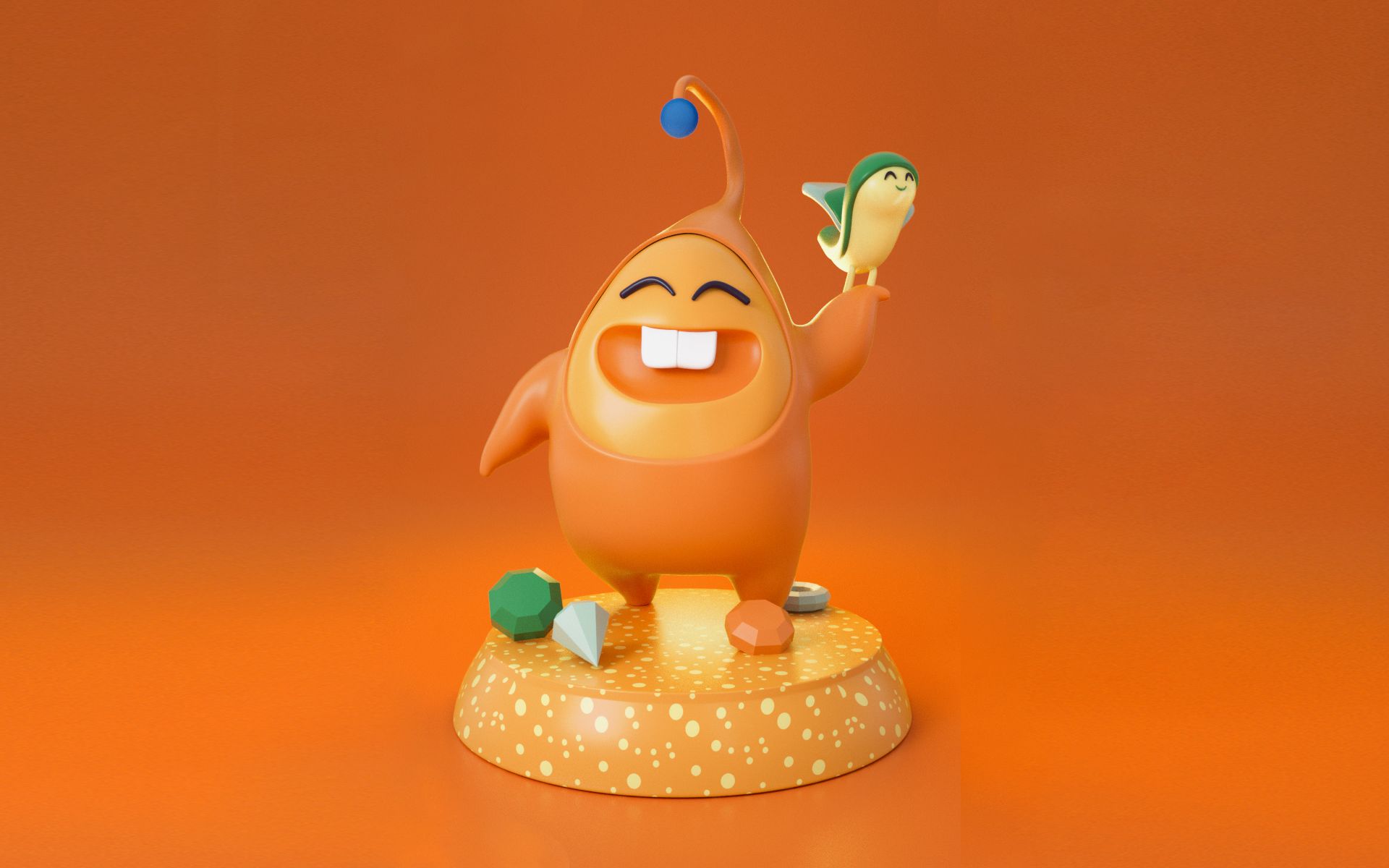 C4D建模ip角色 Octane渲染出图