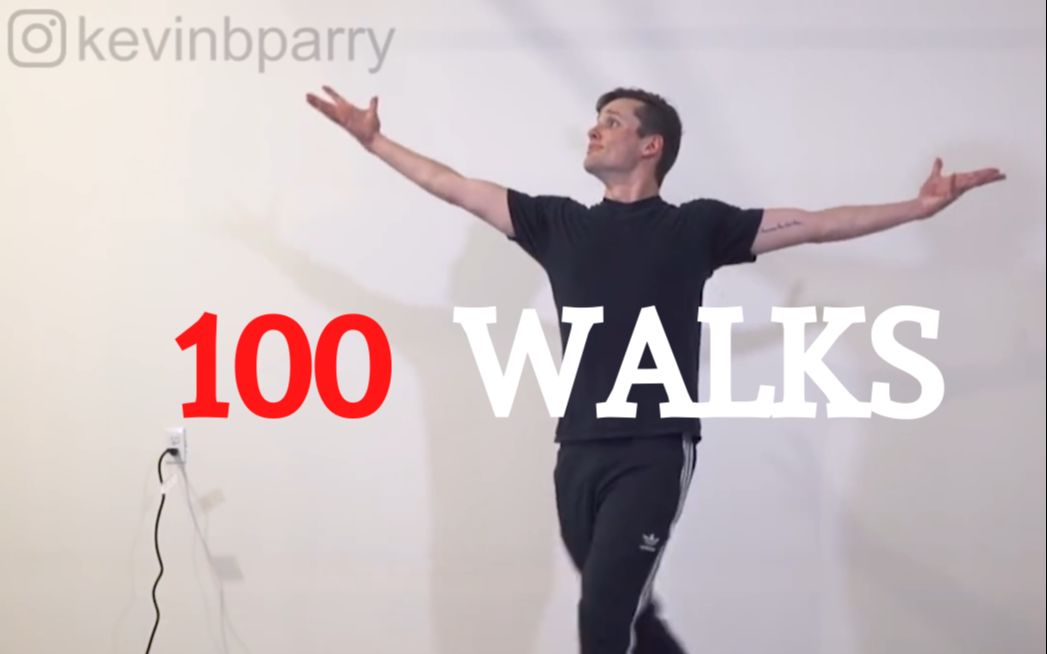 【动作参考】100 种走路姿势参考