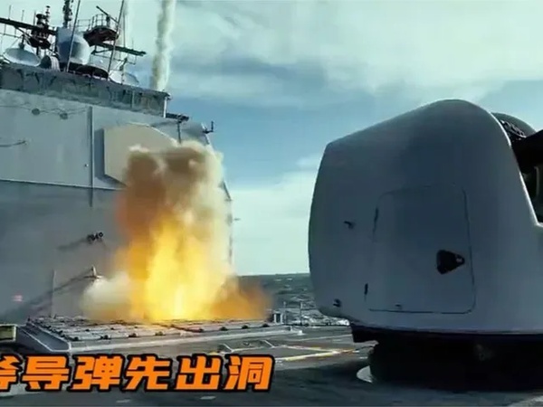经典空战名场面,战舰导弹发射,震撼瞬间!