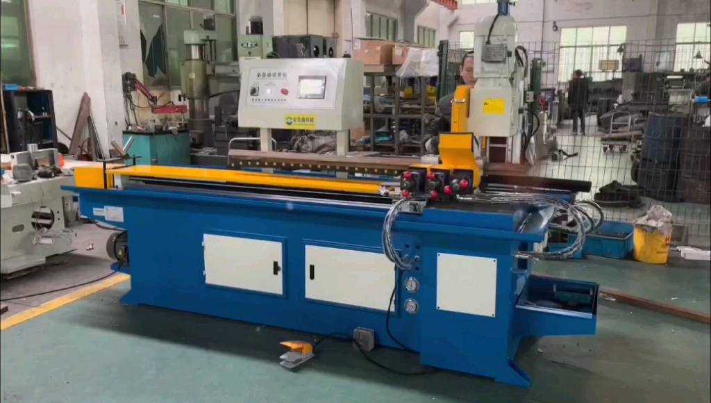 数控全自动切管机,多功能管材下料设备